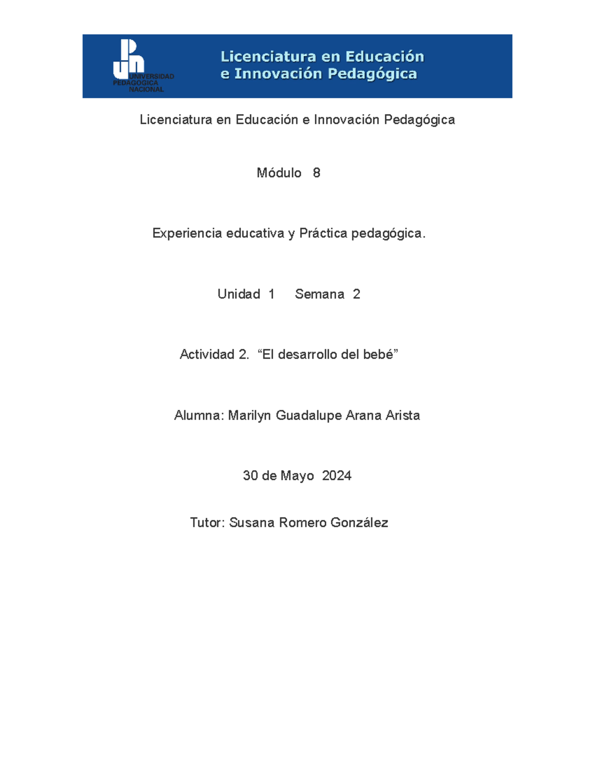 Desarrollo del Bebé: Reflexiones y Aprendizajes en Educación e ...