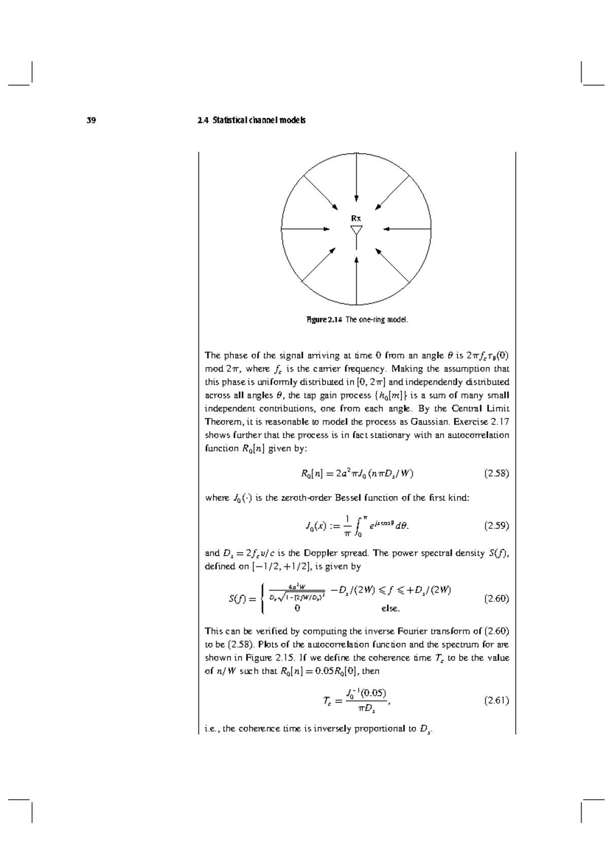 Wireless Communication - Lecture 4: Statistical Channel Models Insights ...