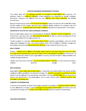 Chapter 10 THE REA Approach TO Database Modeling - CHAPTER 10 (THE REA ...