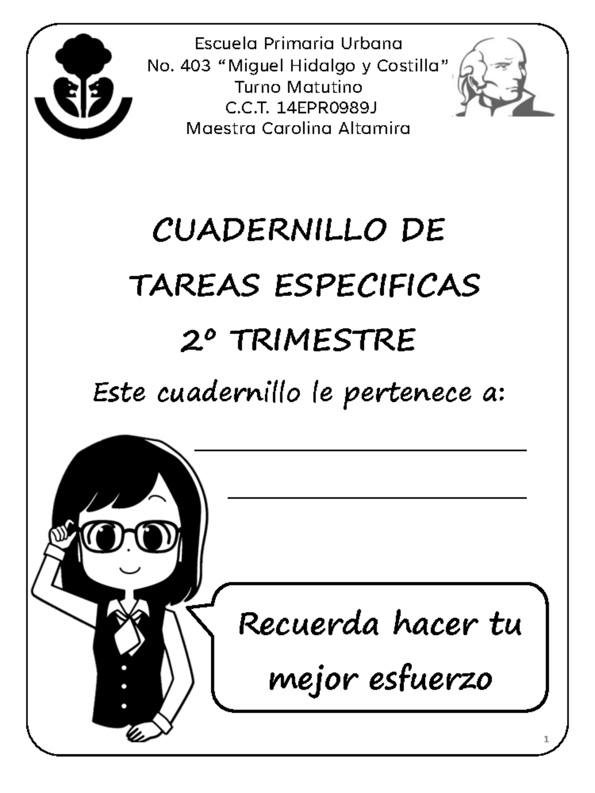 Cuadernillo nivel 0 - Lenguaje y Comunicacion - CUADERNILLO DE TAREAS ...
