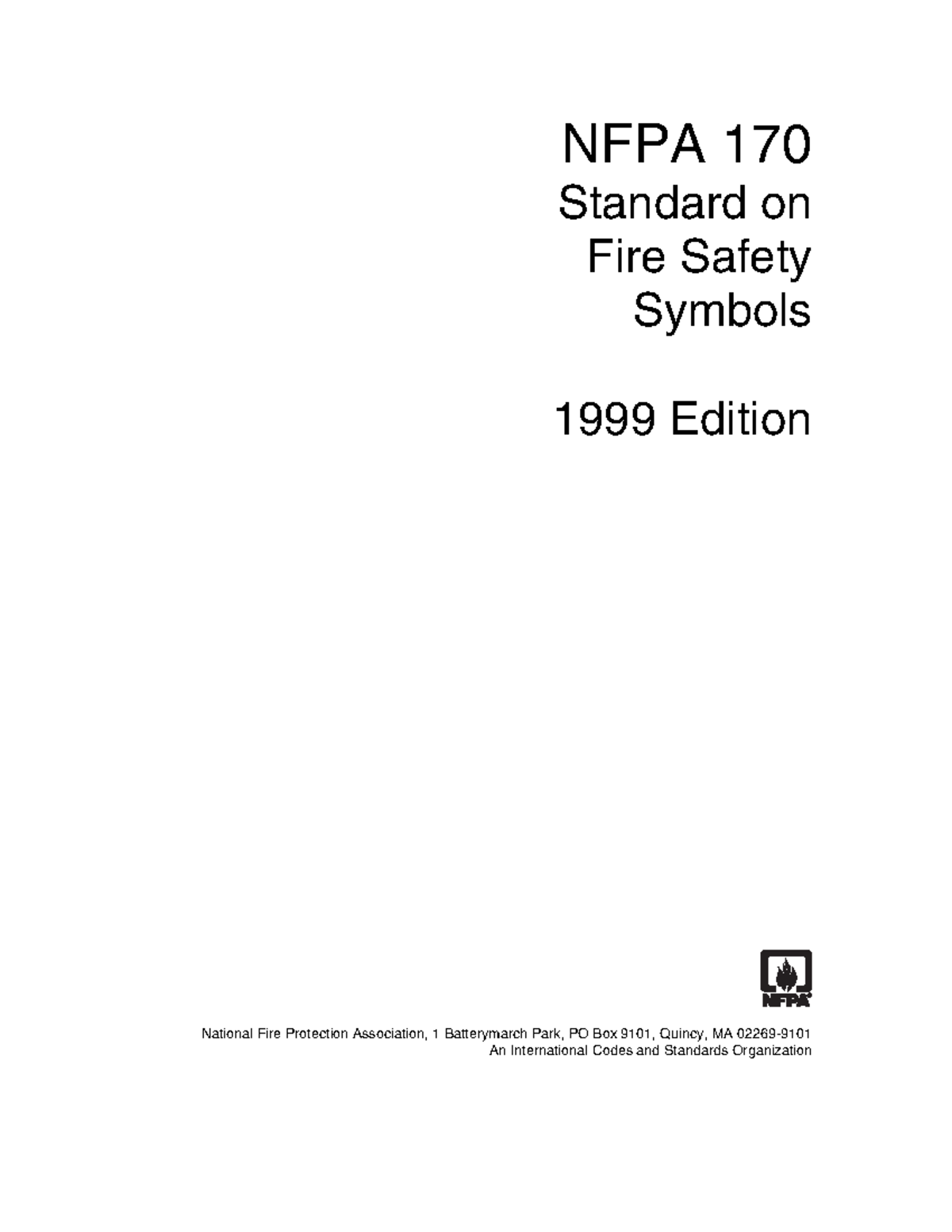 NFPA 170 Standard on Fire Safety Symbols - NFPA 170 Standard on Fire ...
