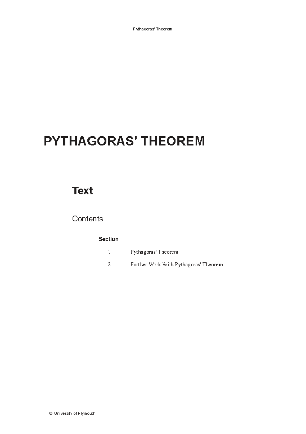 Pythagoras Theorem: Understanding Right-Angled Triangles (MATH101 ...