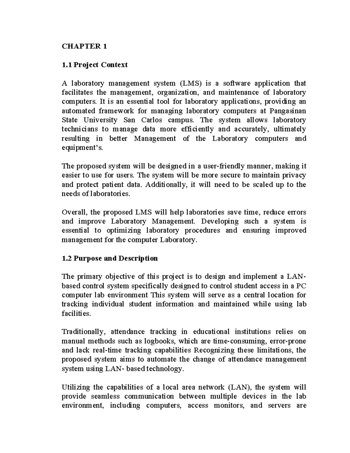 LMS Management System Design and Implementation - PSU IT Dept. - Studocu