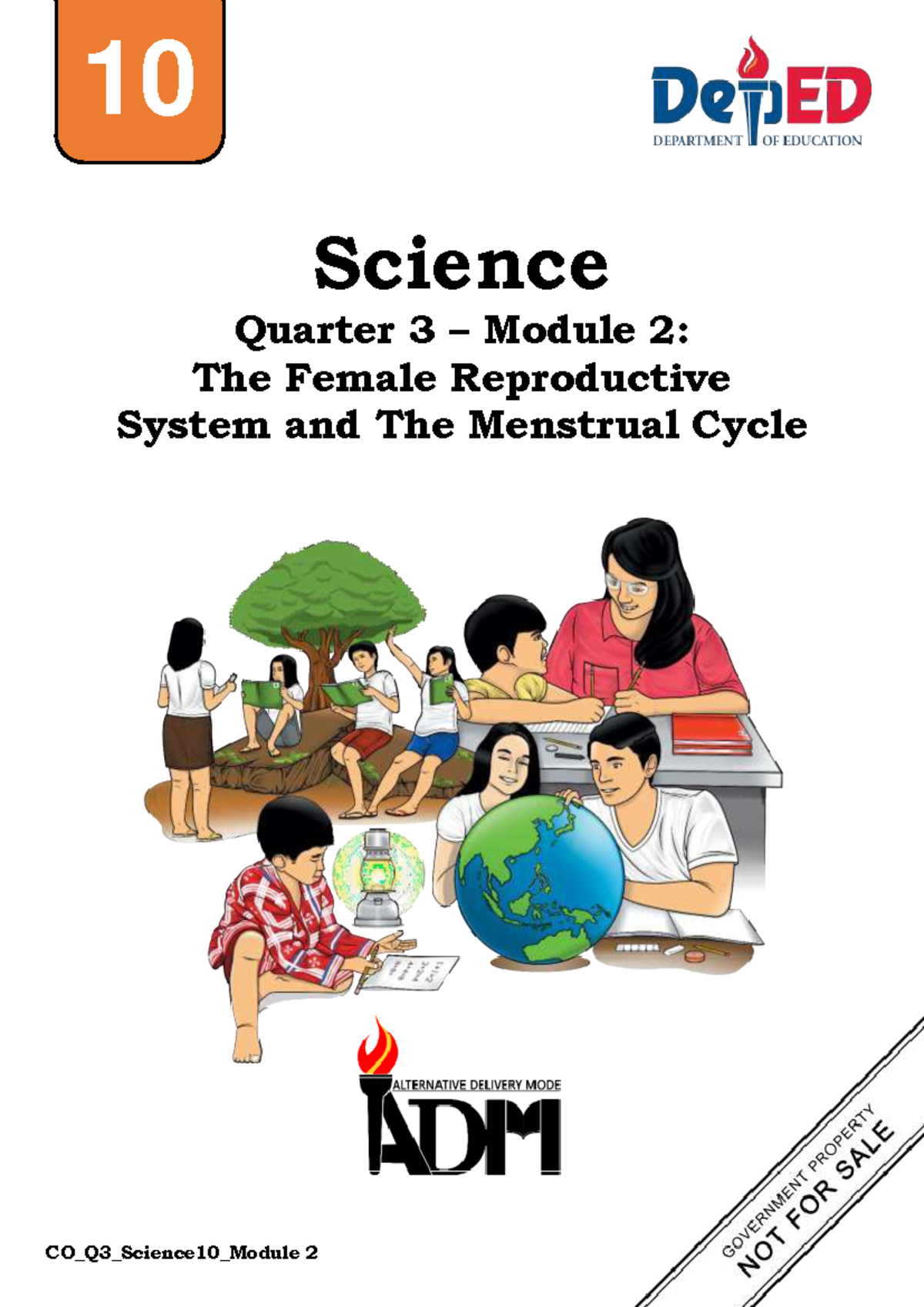 SCI10 Q3 Module 2: Understanding the Female Reproductive System - Studocu