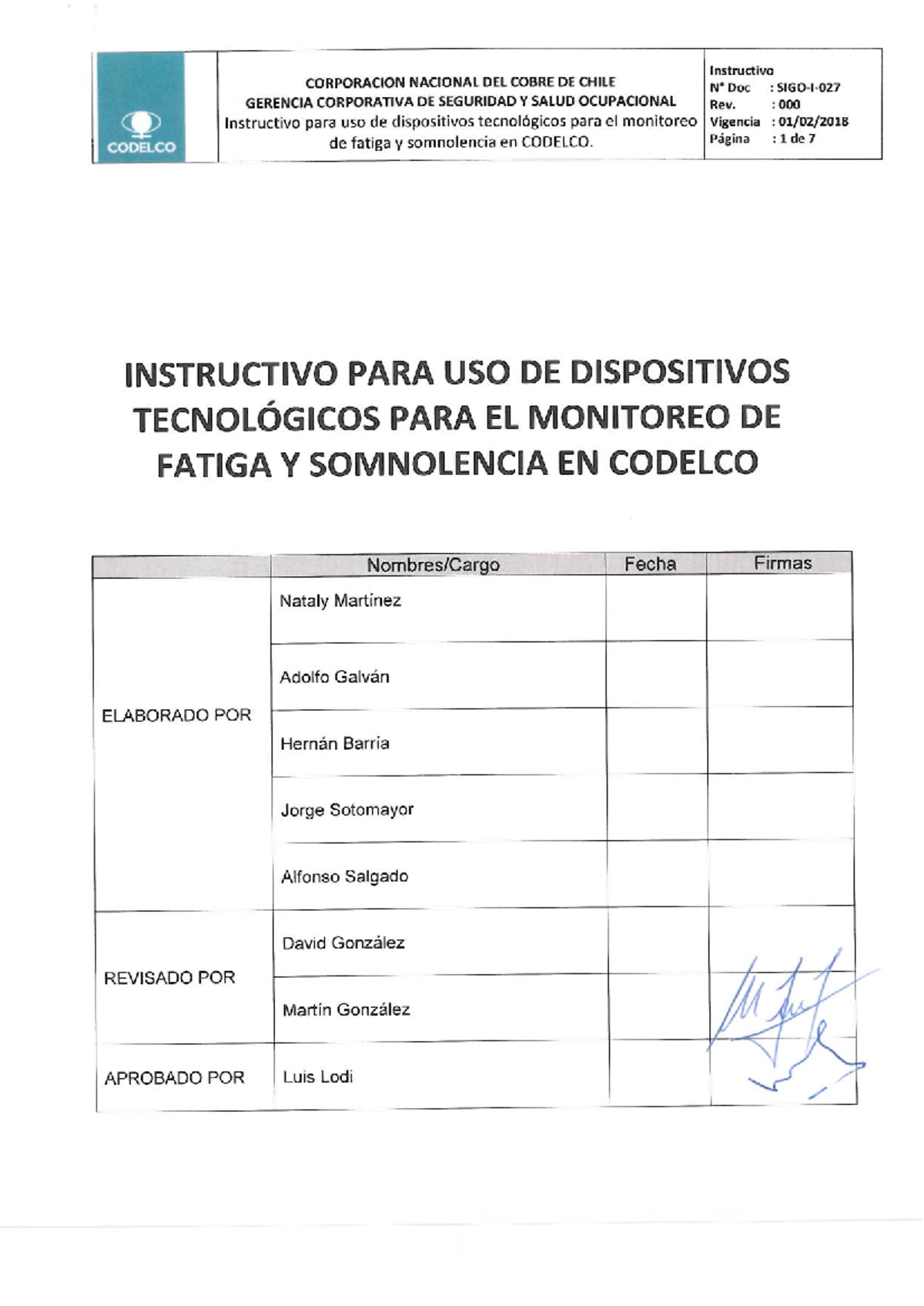 SIGO-I-027 Instructivo para el Uso de Dispositivos de Monitoreo de ...