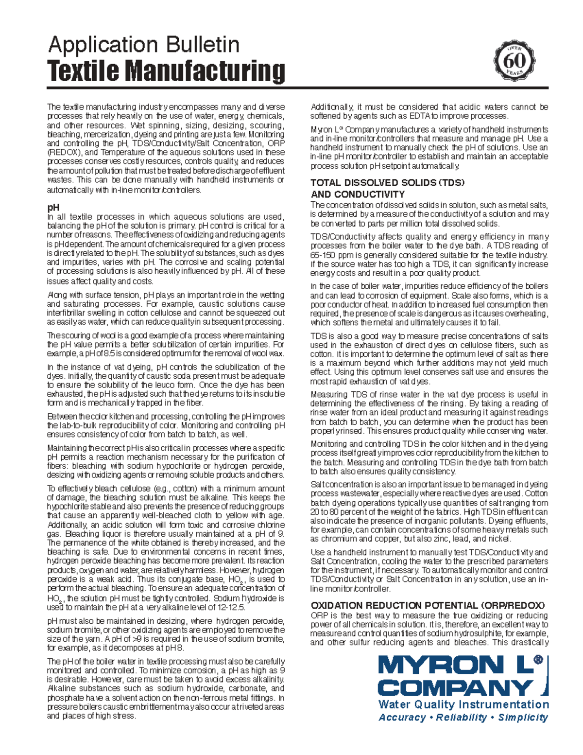 TXAB r01-22 - Notes on pH Control in Textile Manufacturing Processes ...