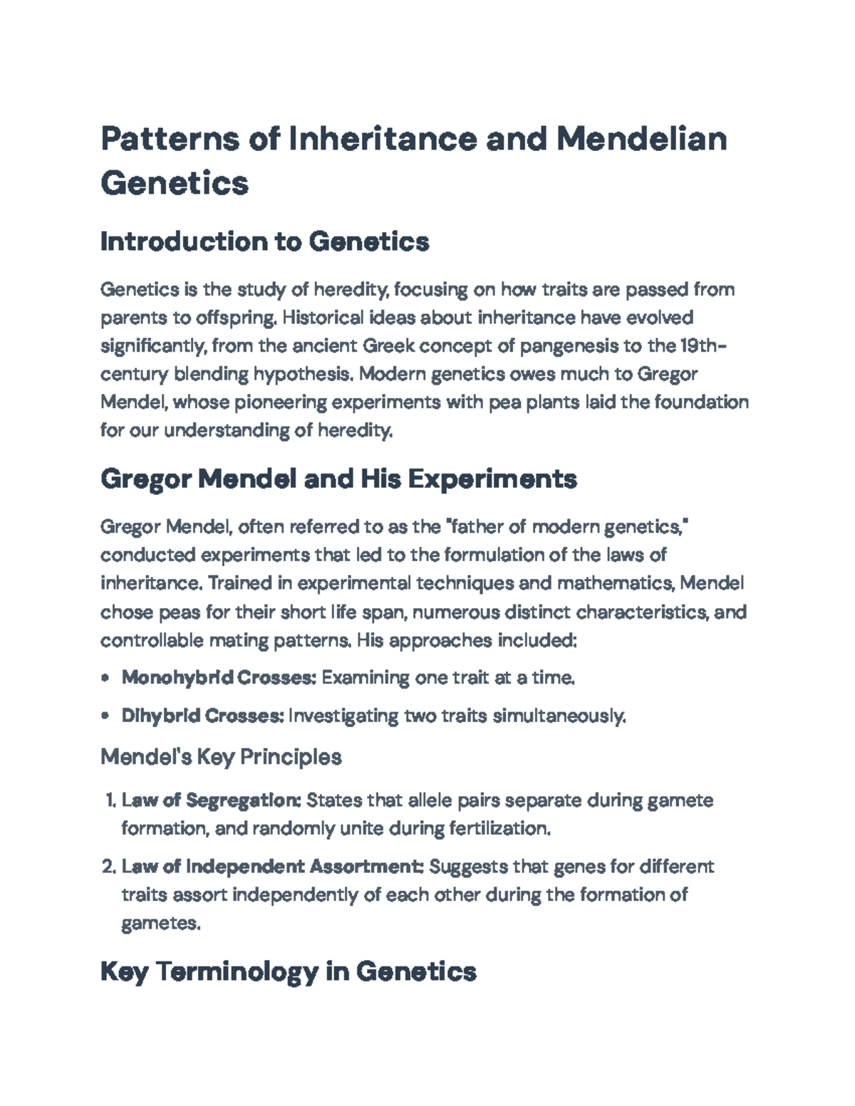 Genetics 101: Mendelian and Non-Mendelian Inheritance Principles ...
