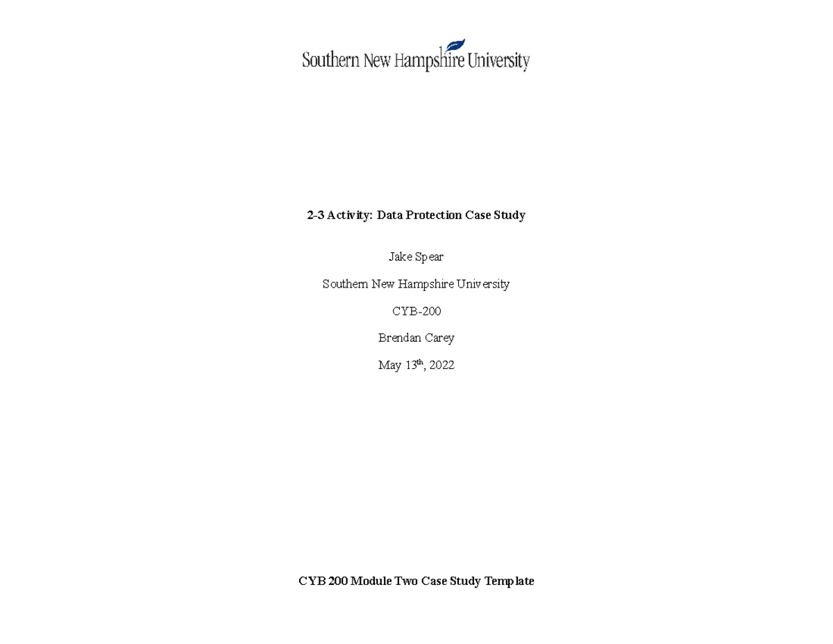 CYB 200 Project Three - Insider Threat Analysis and Ethical Concerns ...