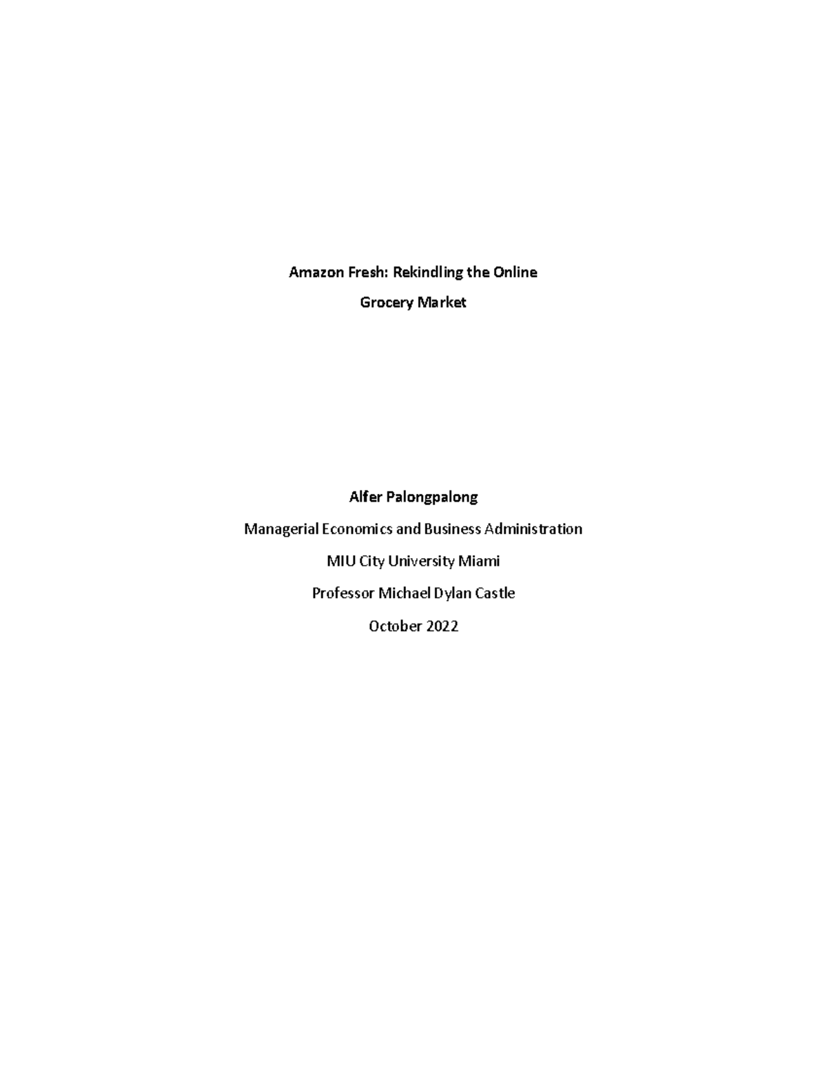 Amazon Fresh Case Study: Strategic Analysis and Market Opportunities ...