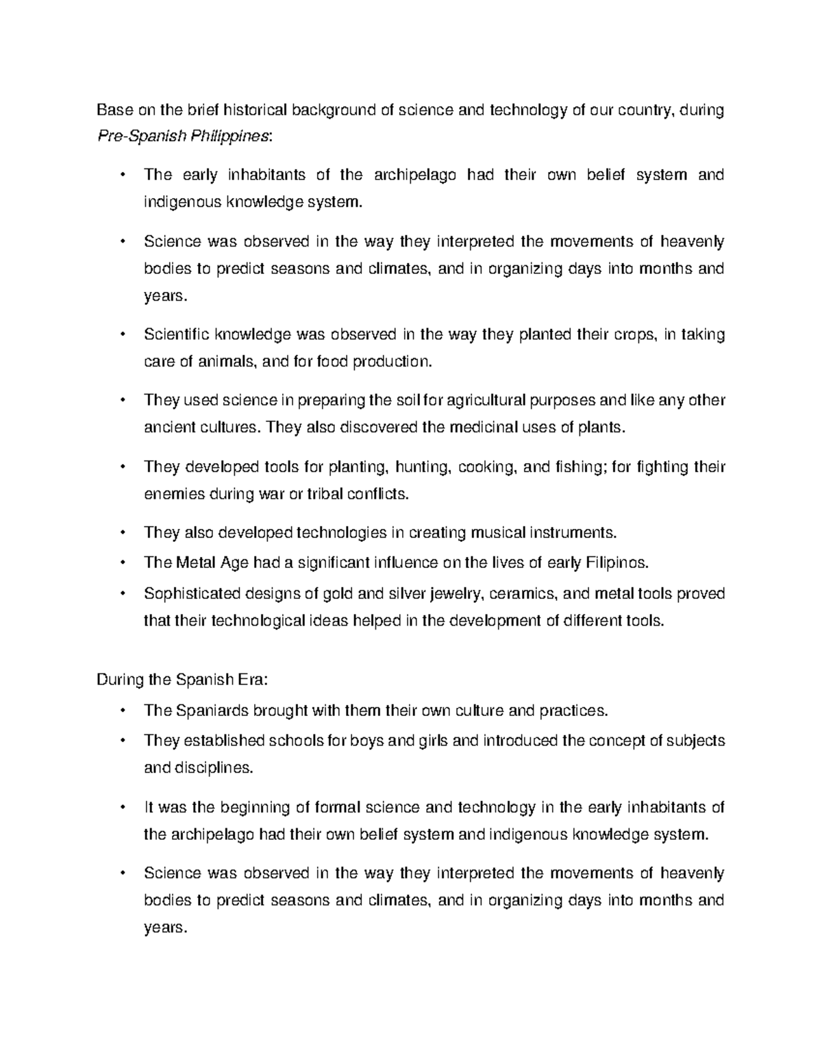 Philippine Government Policies on Science & Technology Notes - Studocu