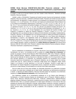 NOM 253 SSA1 2012 - resumen de norma oficial - SECRETARIA DE SALUD ...