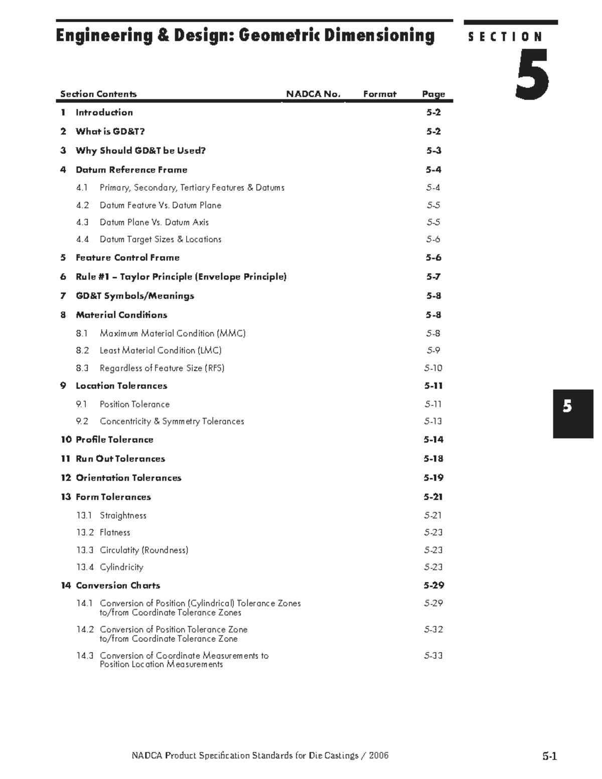 NADCA GDT: Comprehensive Study Guide on Geometric Dimensioning - Studocu