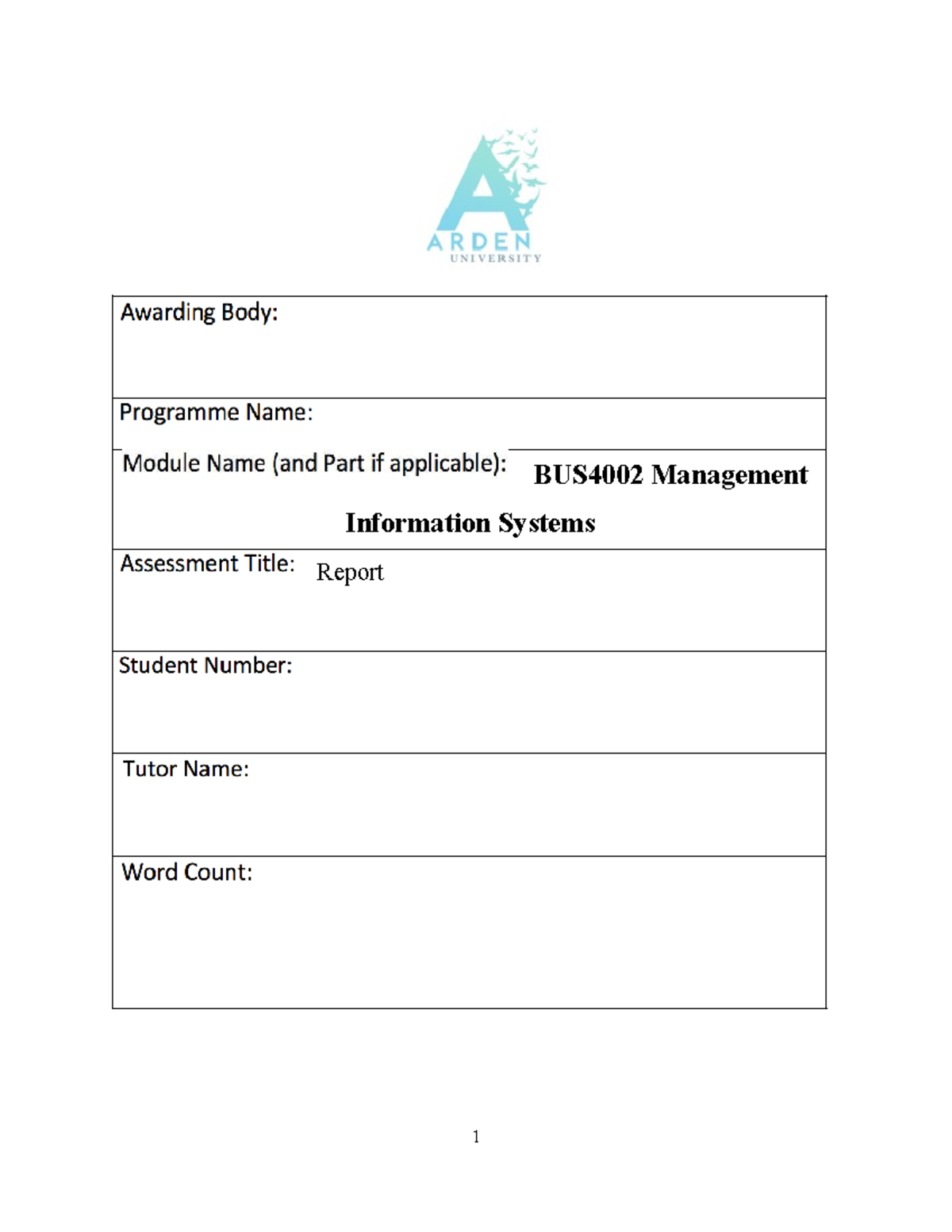 BUS4002 Management Information Systems Report on Walmart's Data ...