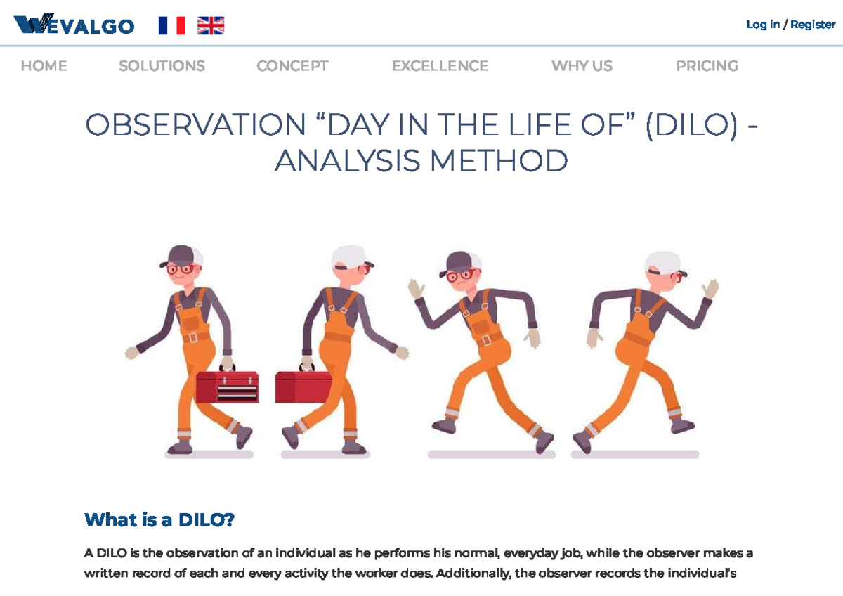 DILO Analysis Method: Understanding Job Observations and Insights - Studocu