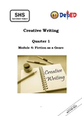 6 Q2 Creative Writing - Creative Writing Quarter 2 Module 6: The ...