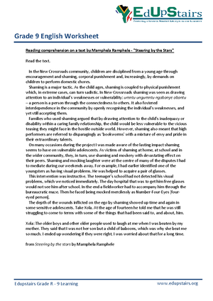 Baseline-test-8 - english test grade 8 - HTS N DIEDERICHS THS ENGLISH ...