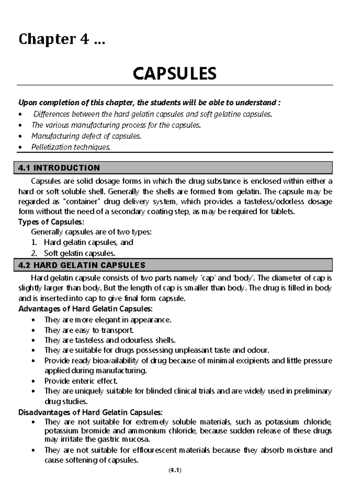 Capsules (Course Code) - Types, Manufacturing, and Defects Explained ...