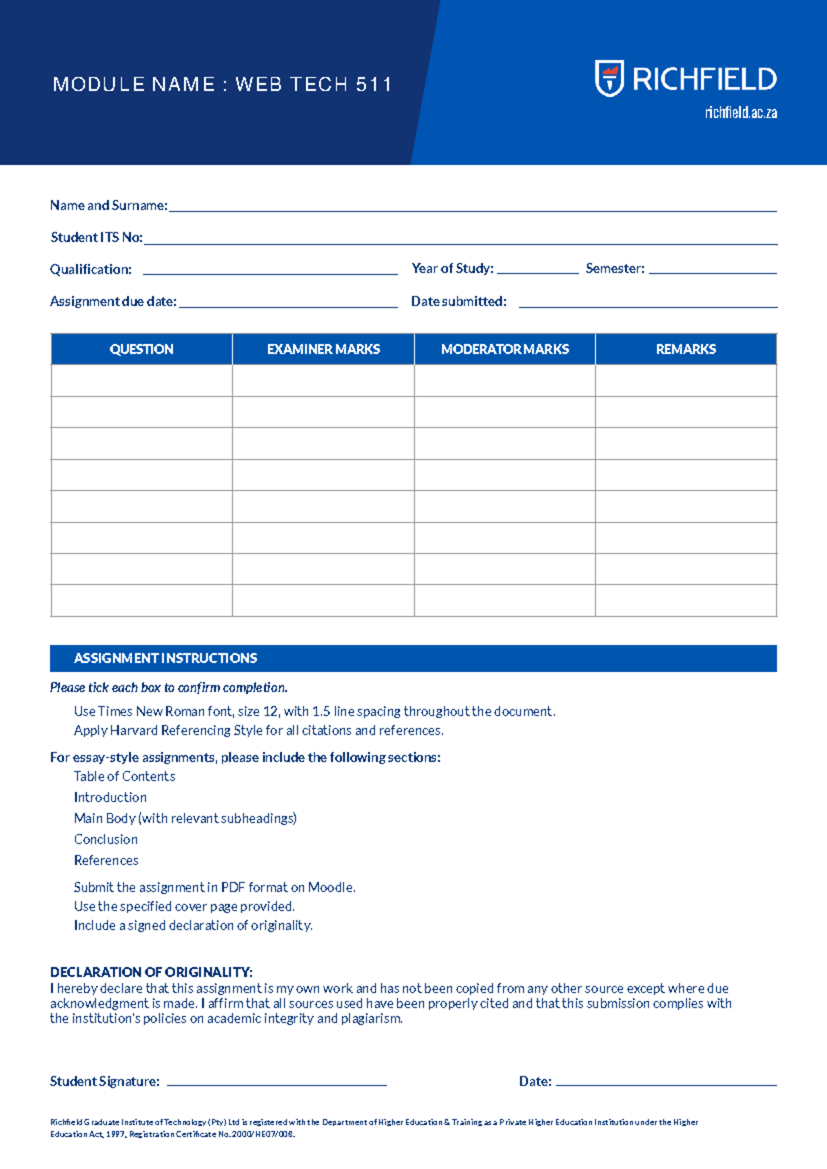 Web Technology 511 Assignment on Interactive Web Applications - Studocu