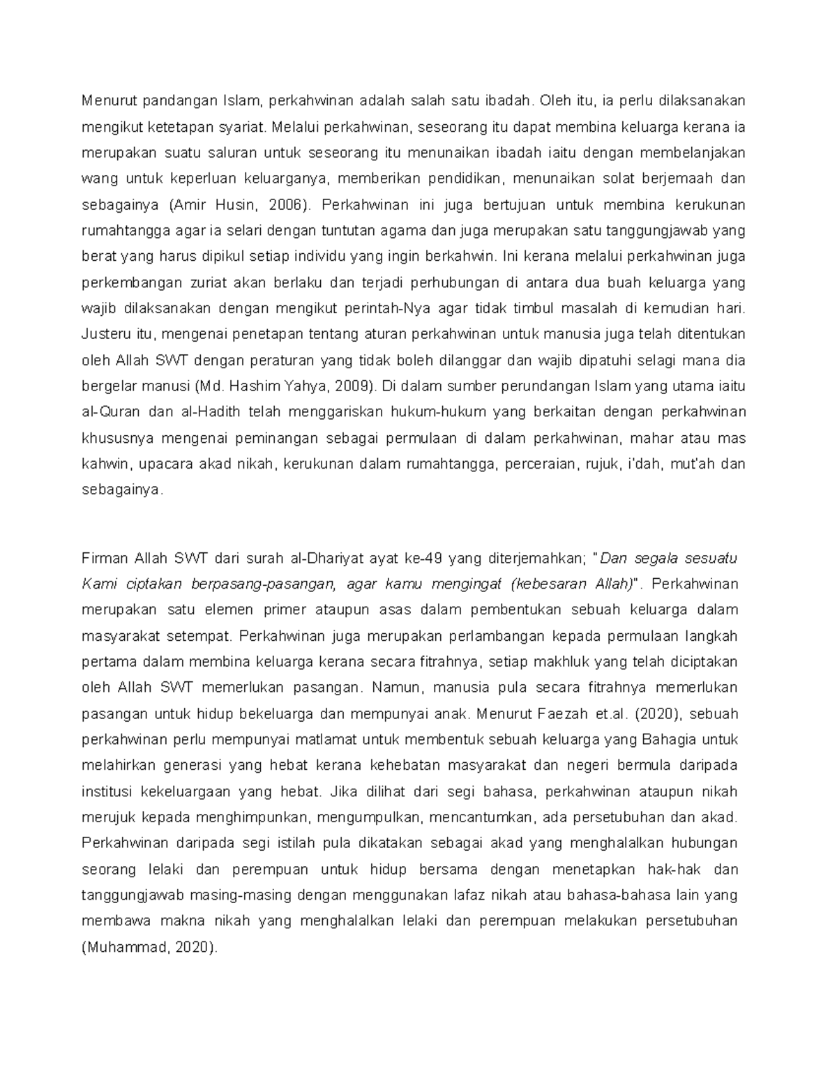 Fiqh Essay - FKIK 3013 - PROSEDUR PERKHAWINAN (WILAYAH PERSEKUTUAN ...