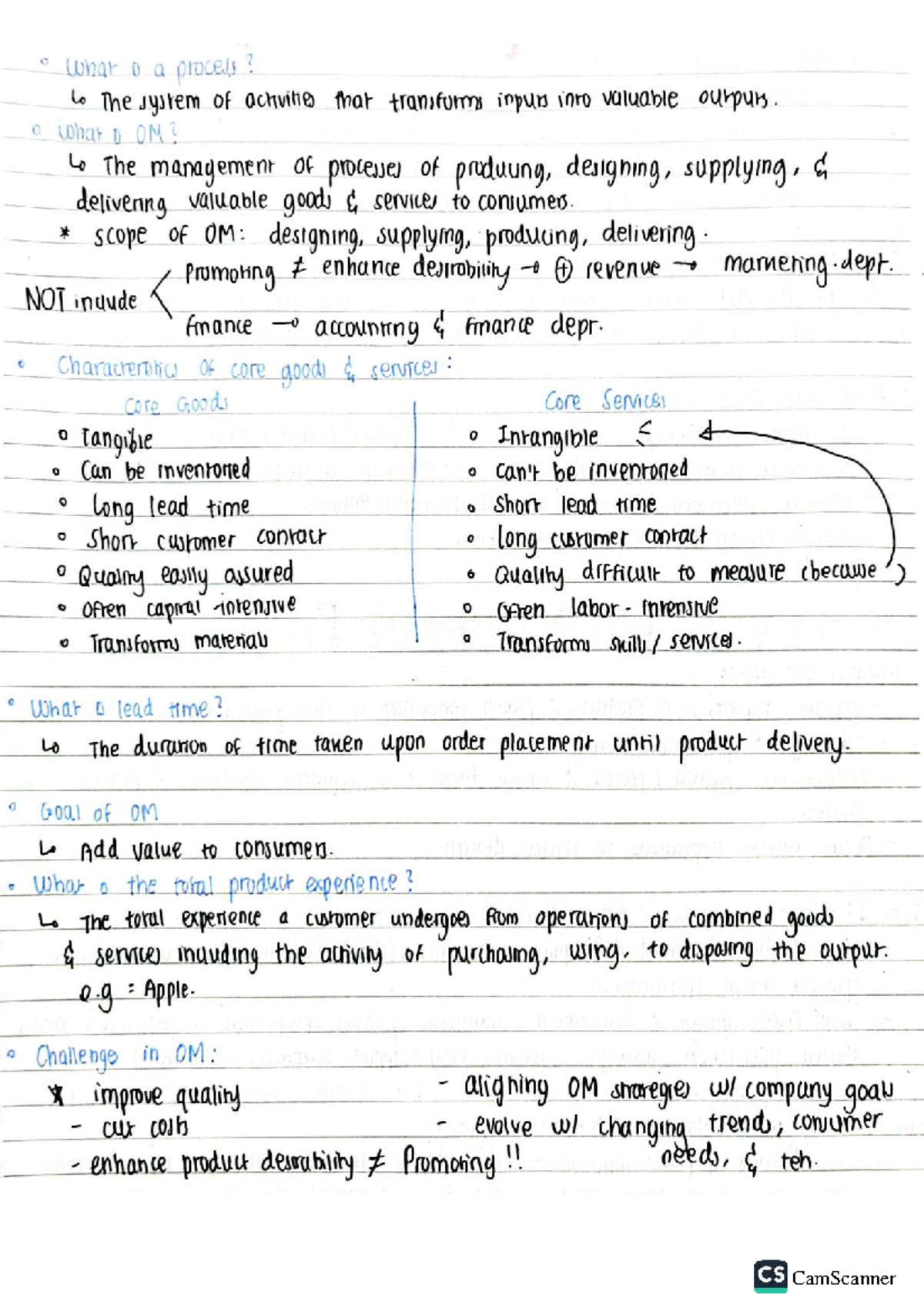 Intro to OM: Understanding Operations Management Concepts - Studocu