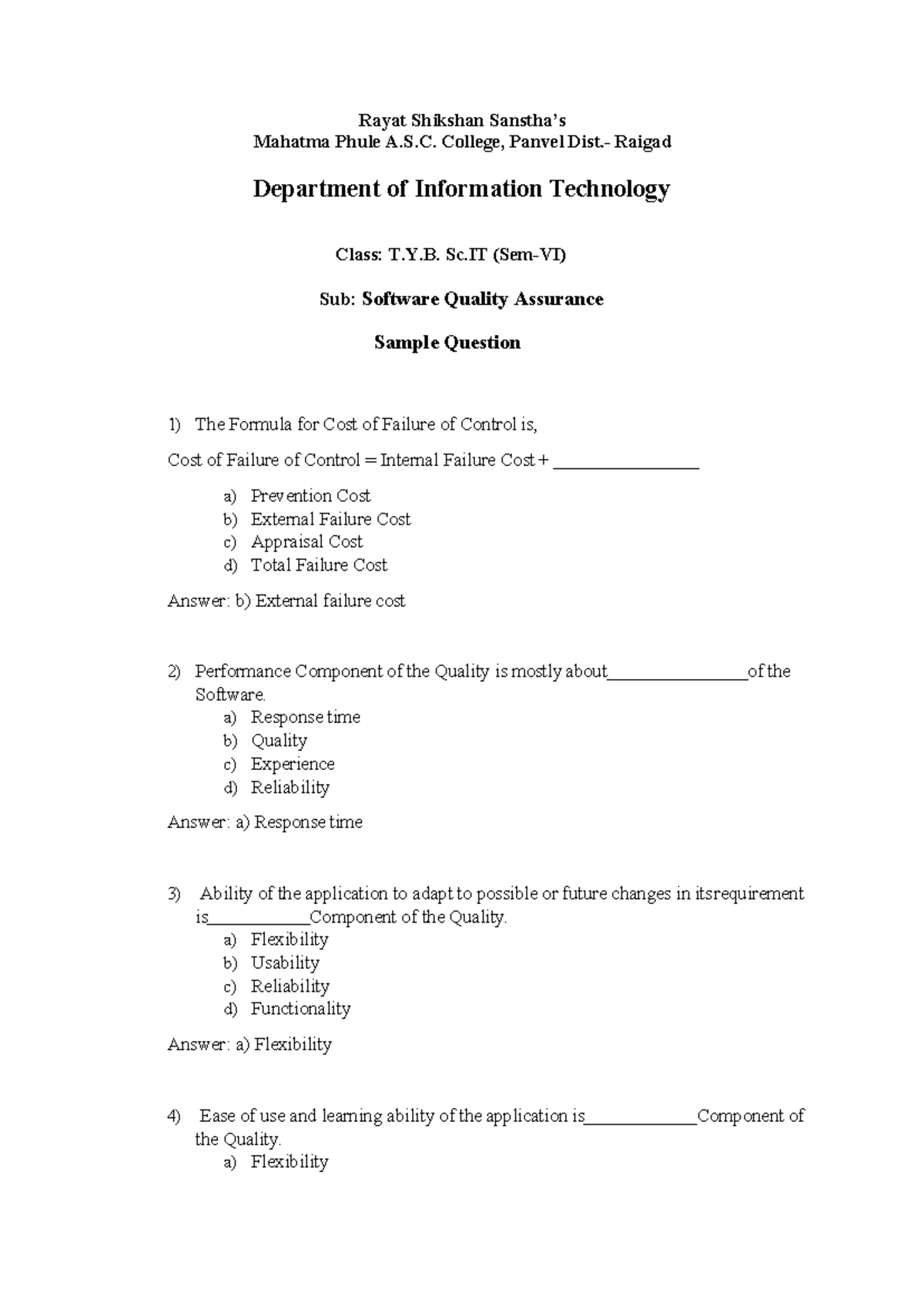 STQA - Software testing and quality assurance notes - STQA Unit 1 WHAT ...