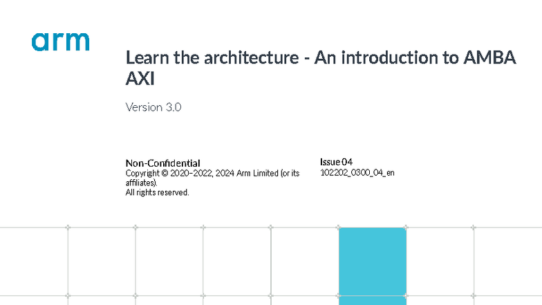 Introduction to AMBA AXI Architecture - Document ID: 102202_0300_04_en ...