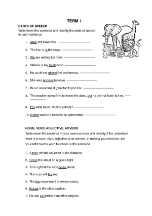 Grade 4 project - Grade 4 English HL and FAL Term 3 Project Fable Task ...