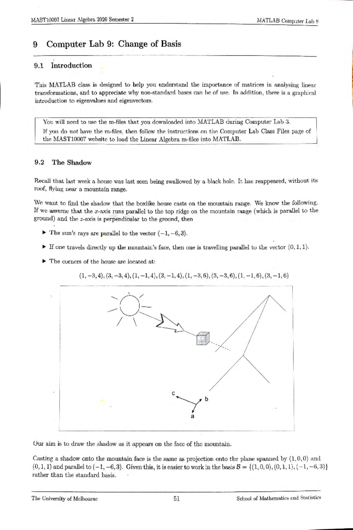 Lab9 solutions-1 - tutorial solutions for lab 9 - MAST10007 Linear ...