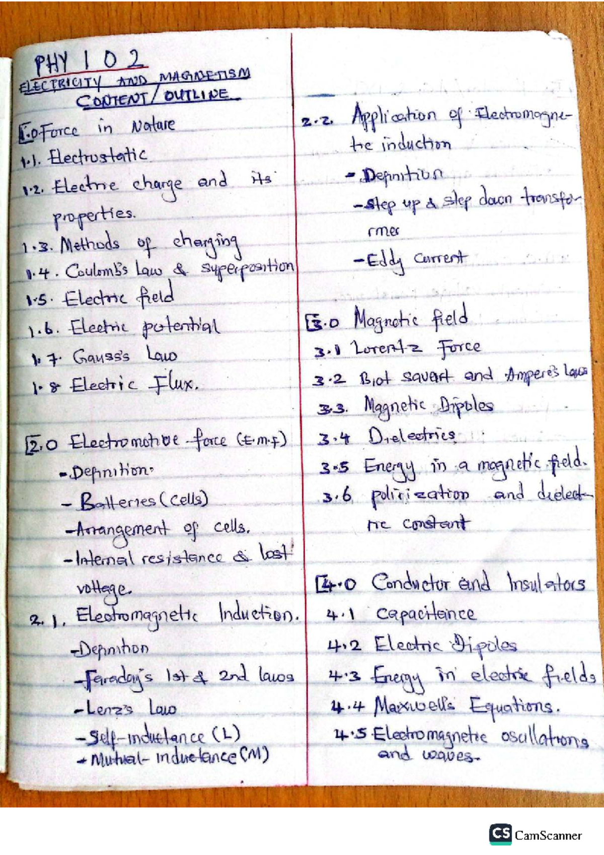 PHY 102 Final Exam Study Guide: Electricity and Magnetism Concepts ...