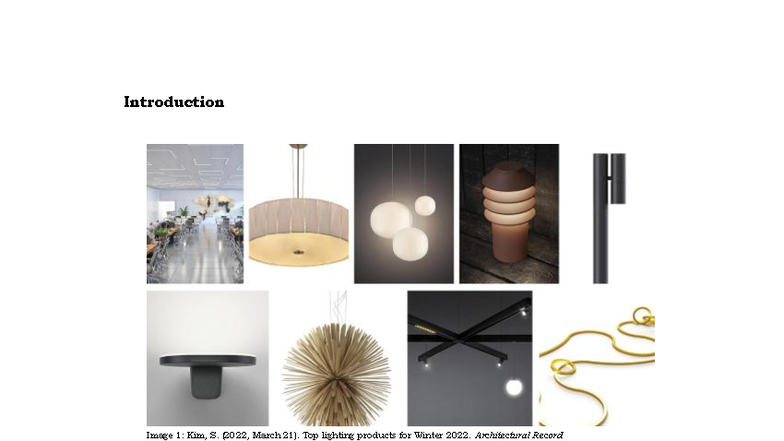 Architectural Lighting Design: Key Insights and Trends for 2022 - Studocu