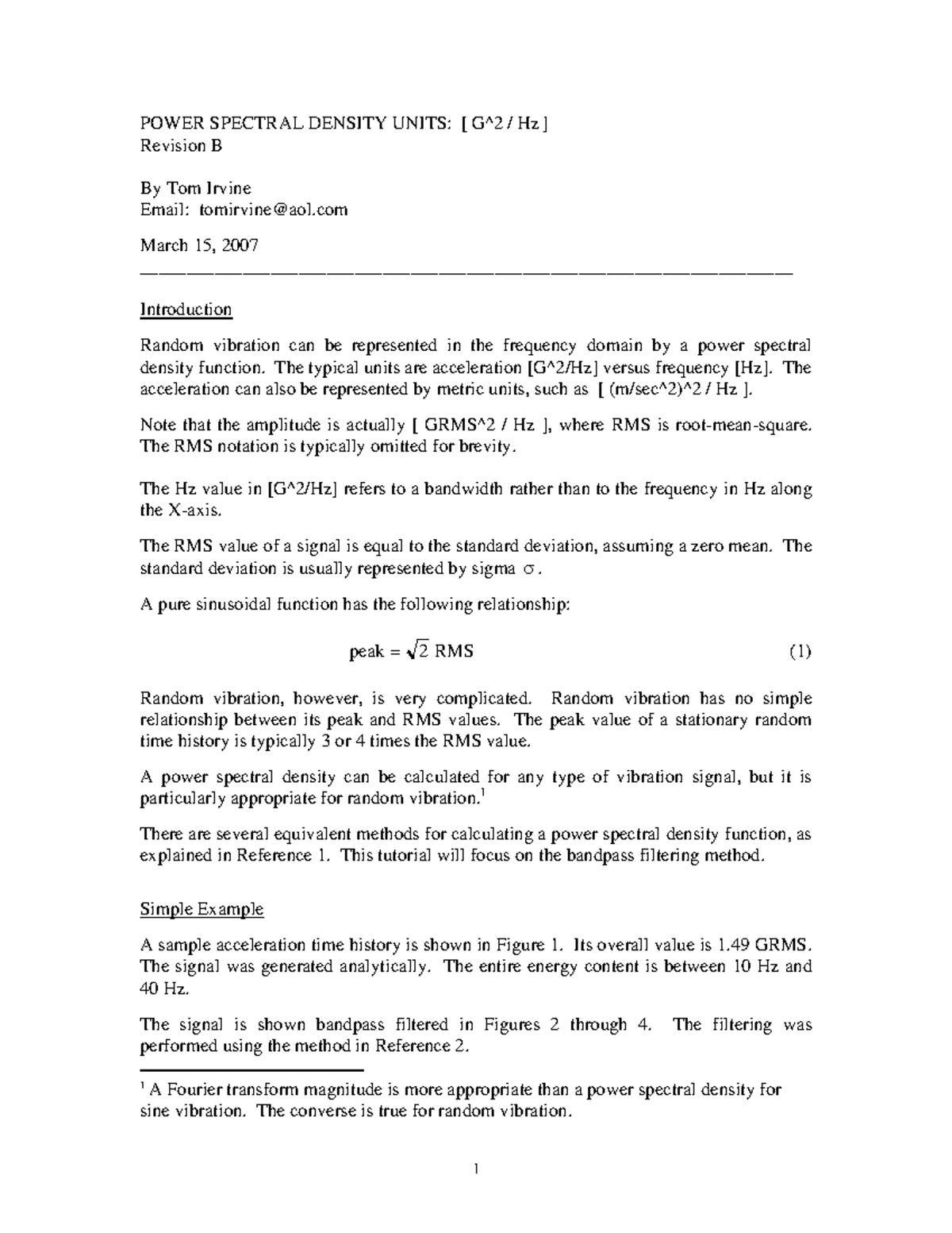 Power Spectral Density (PSD) Analysis: Key Concepts and Methods - Studocu