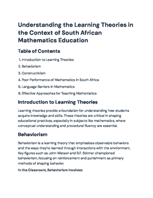 [Solved] create a independent activity for mathematics on describe ...