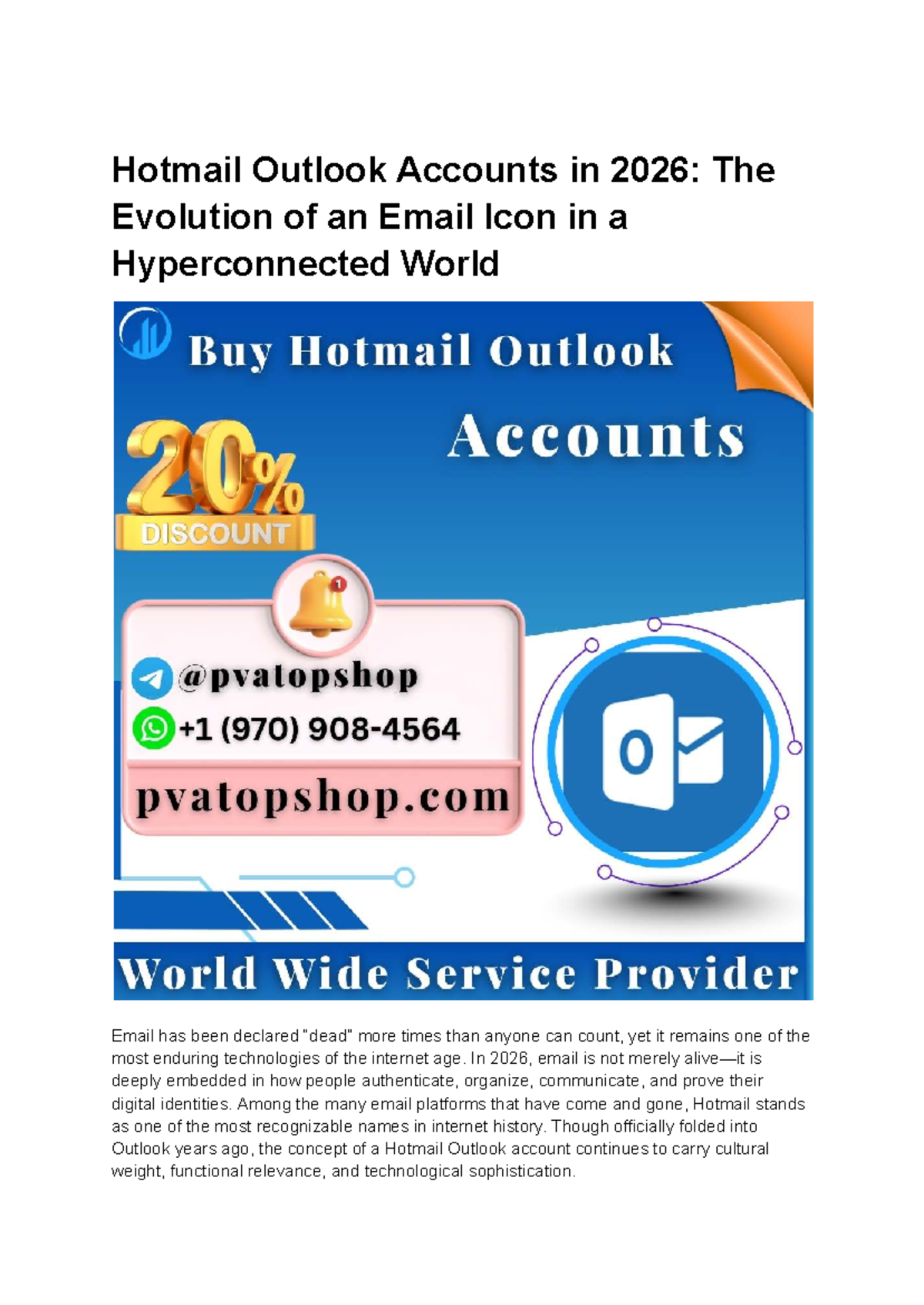 Hotmail Outlook Accounts in 2026: Evolution of a Digital Icon - Studocu
