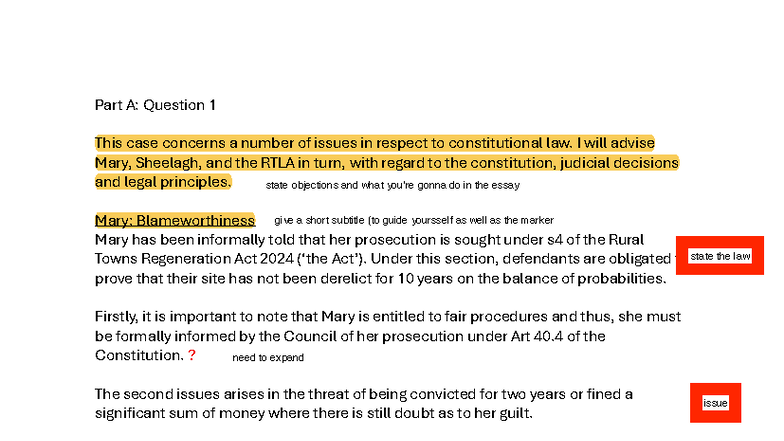 Constitutional Law Case Study: Analysis of Mary, Sheelagh, and RTLA ...