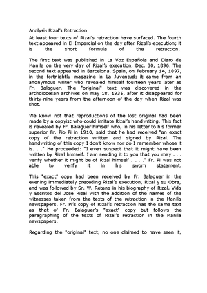 Notes on Jose Rizal - Early Life and Education Born on June 19, 1861 ...