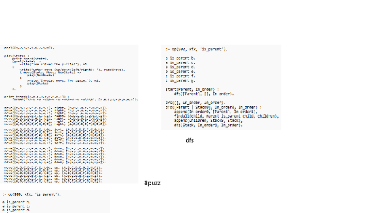 8PUZZ DFS in Prolog (Course Code: Prolog 12) - Studocu