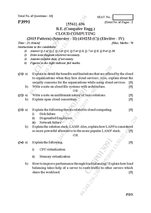 TE Computer 2019 Course Complete Syllabus - Computer Engineering - SPPU ...