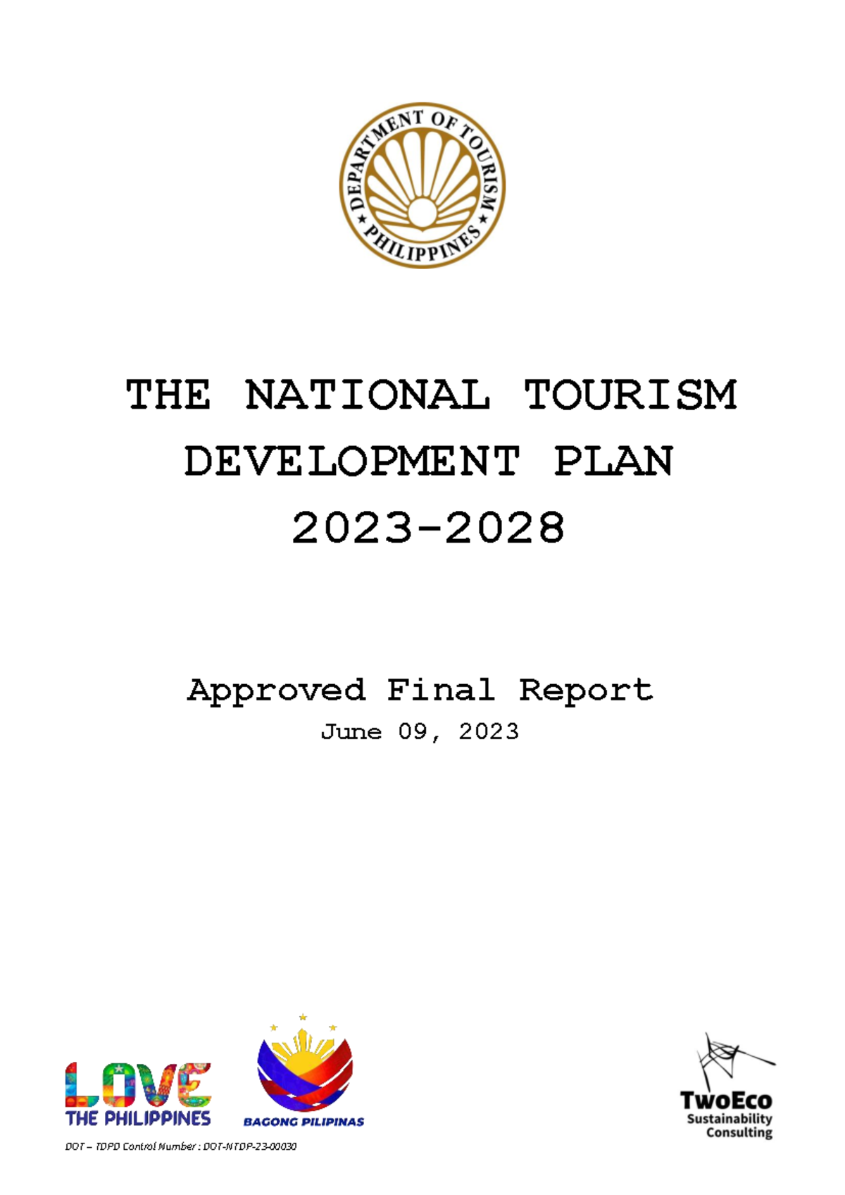 National Tourism Development Plan 2023-2028: Final Report DOT TDPD ...