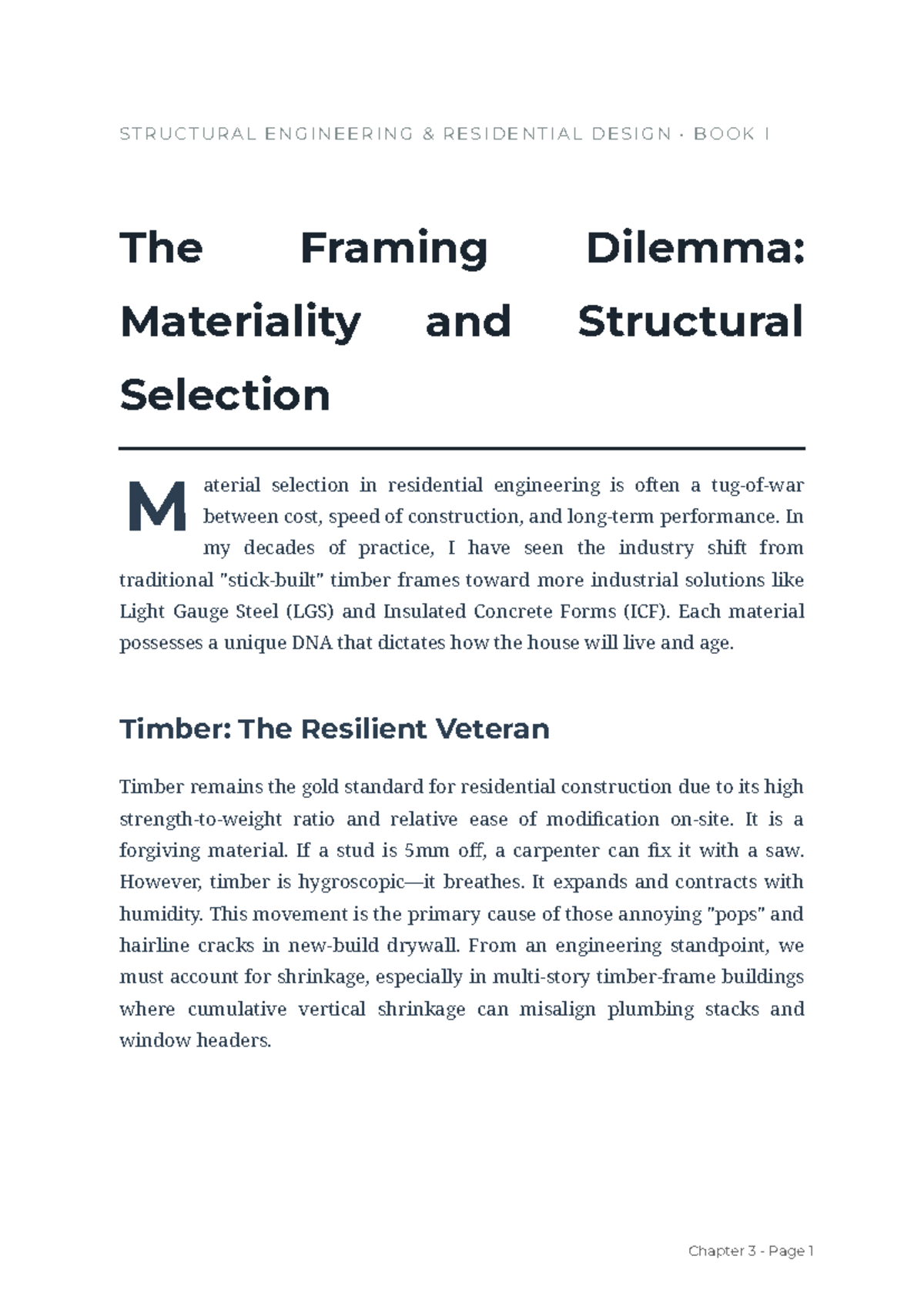 Chapter 3: The Framing Dilemma in Structural Engineering Design - Studocu
