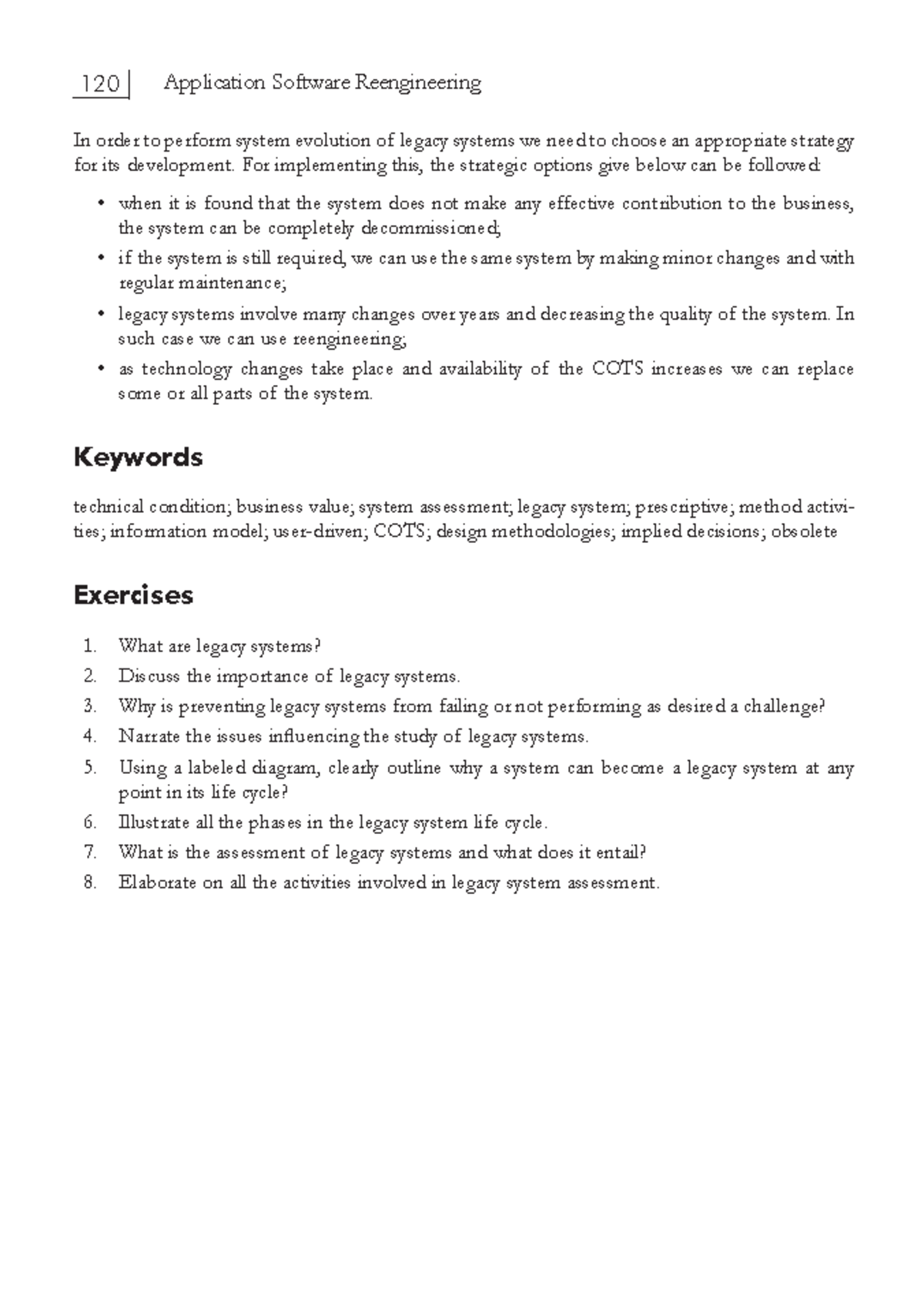 Zlib - n/a - ####### 120 Application Software Reengineering In order to perform system evolution ...