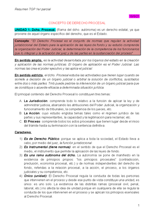 Teoria gral del proceso - Existen códigos de fondo y de forma. Codigos de forma, normas que ...