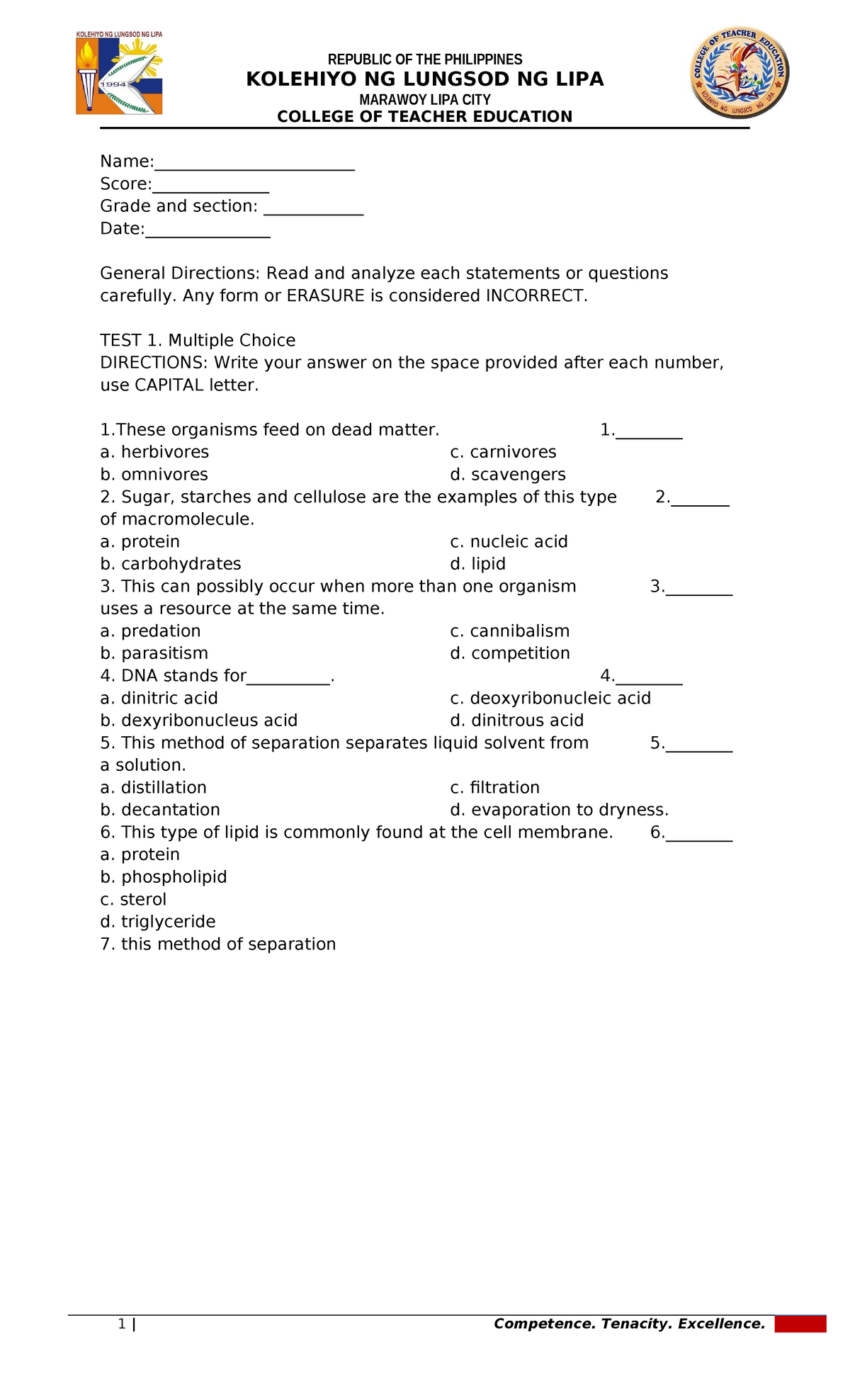ASL Quiz Questionnaire for Teacher Education Students - Studocu