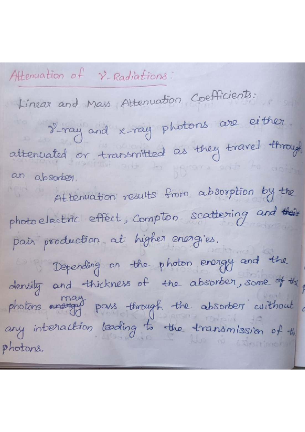 BME Medical Physics: Attenuation Coefficients and Radiation Protection ...