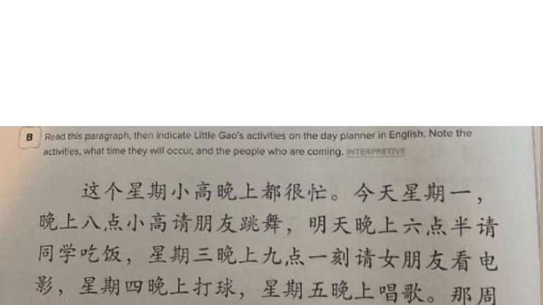 Little Activities Day Planner - Chinese Writing Interpretation - Studocu