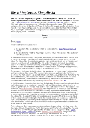 Full text of grootboom case with answers and summary of all the ...