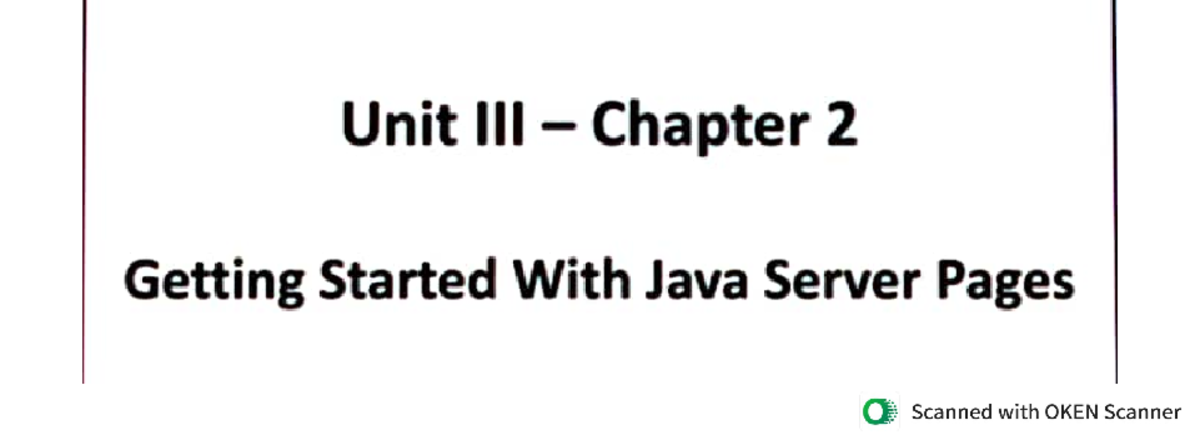 Unit 3 chapter-2 - this are java noted - Unit Chapter 2 Getting Started ... Unit 3 chapter-2 - this are java noted - Unit Chapter 2 Getting Started ...