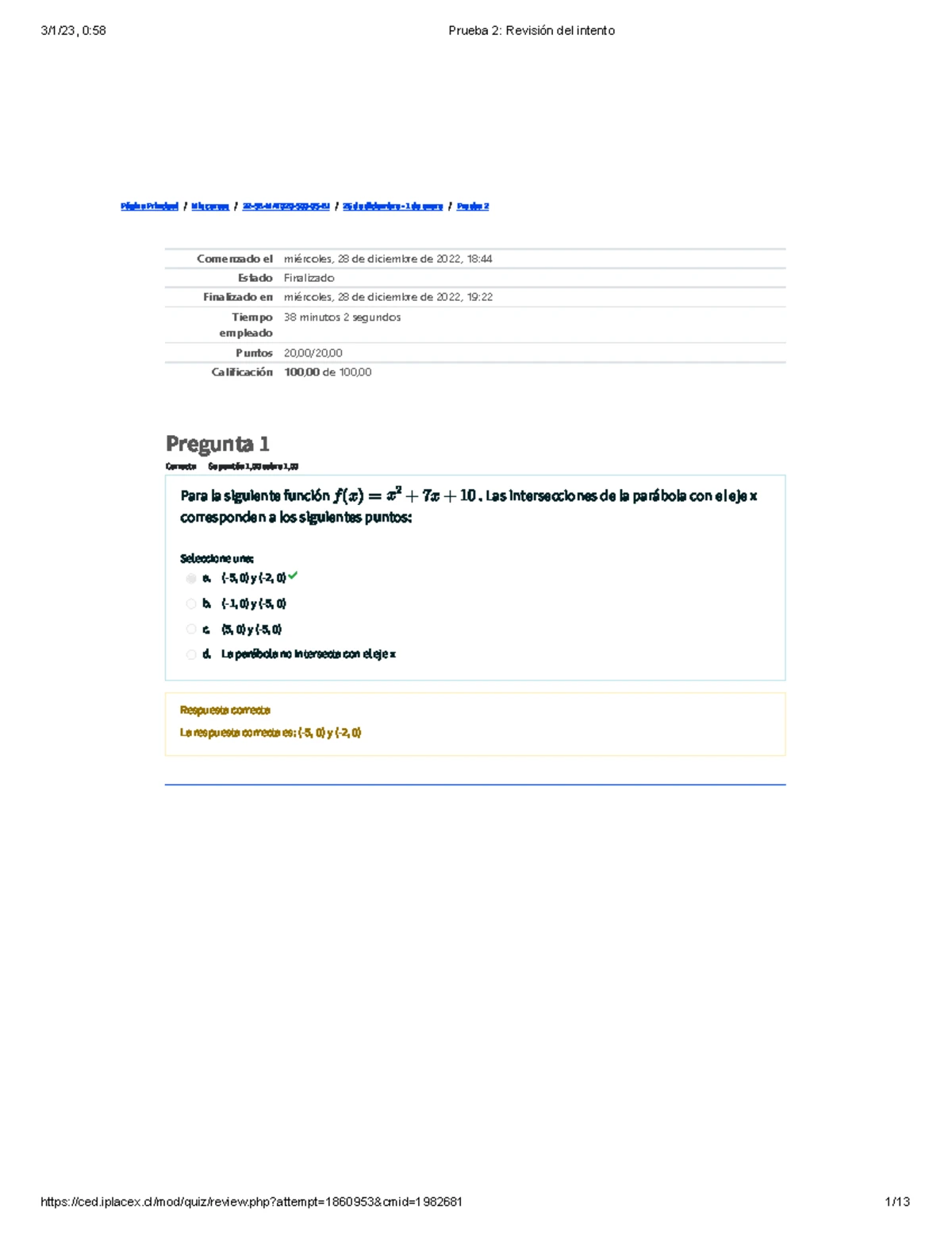 Examen administracion iplacex 2021 - Iplacex - Studocu