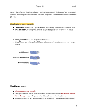 Chapter 10: Instrumentation, Equipment, and Supplies Overview - Instrument jaws can be smooth or ...