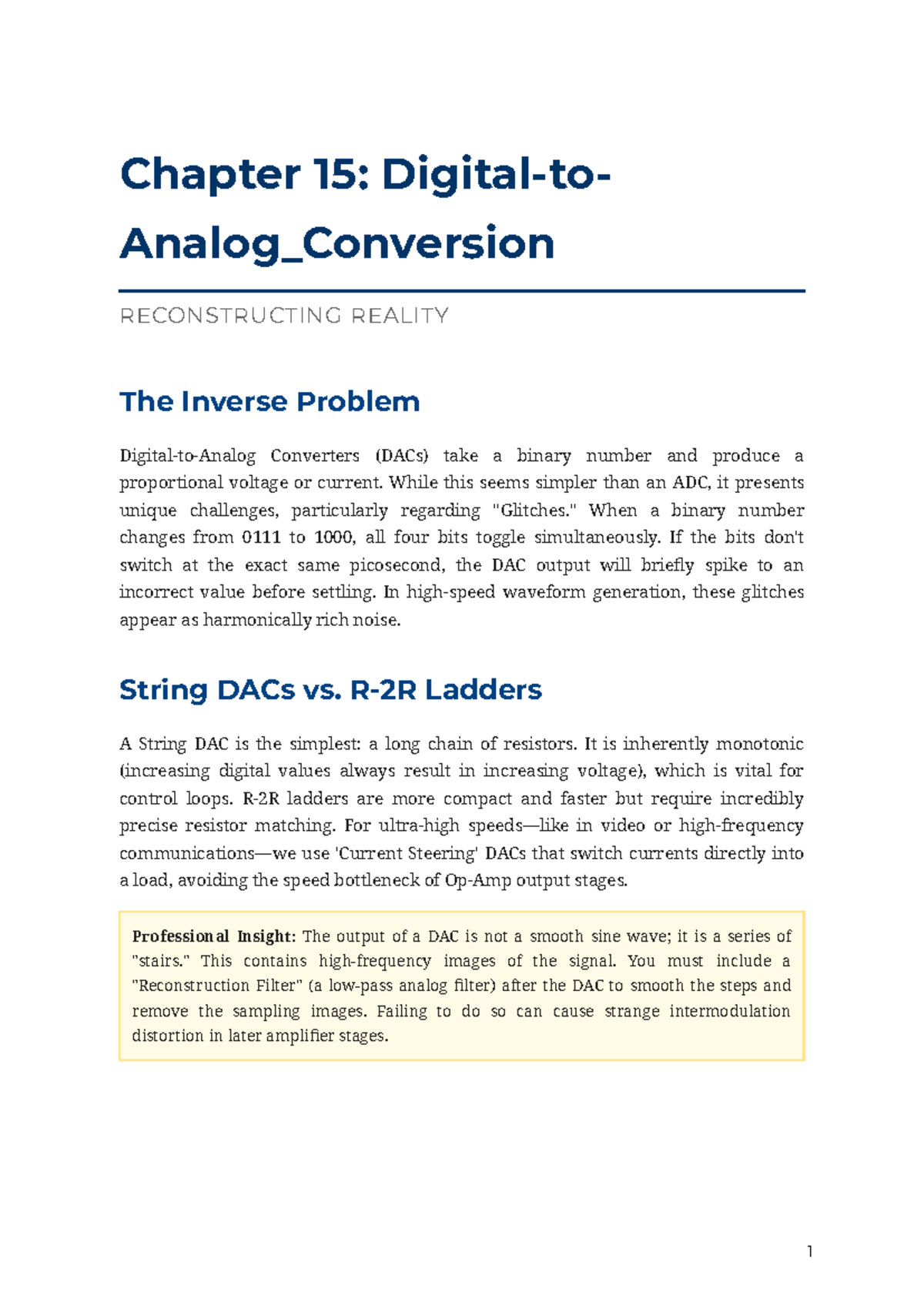 Chapter 15: Reconstructing Reality - The Inverse Problem in DACs - Studocu