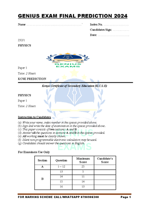 KSA Scouts SHOP Price LIST Effective 1ST January 2024-PDF - 1 THE KENYA ...